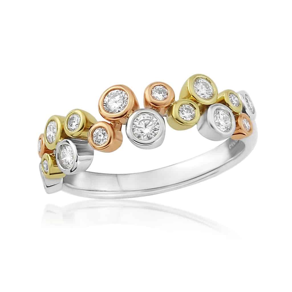 Round Diamond Scatter Ring 0.47cts | Bercott Jewellers