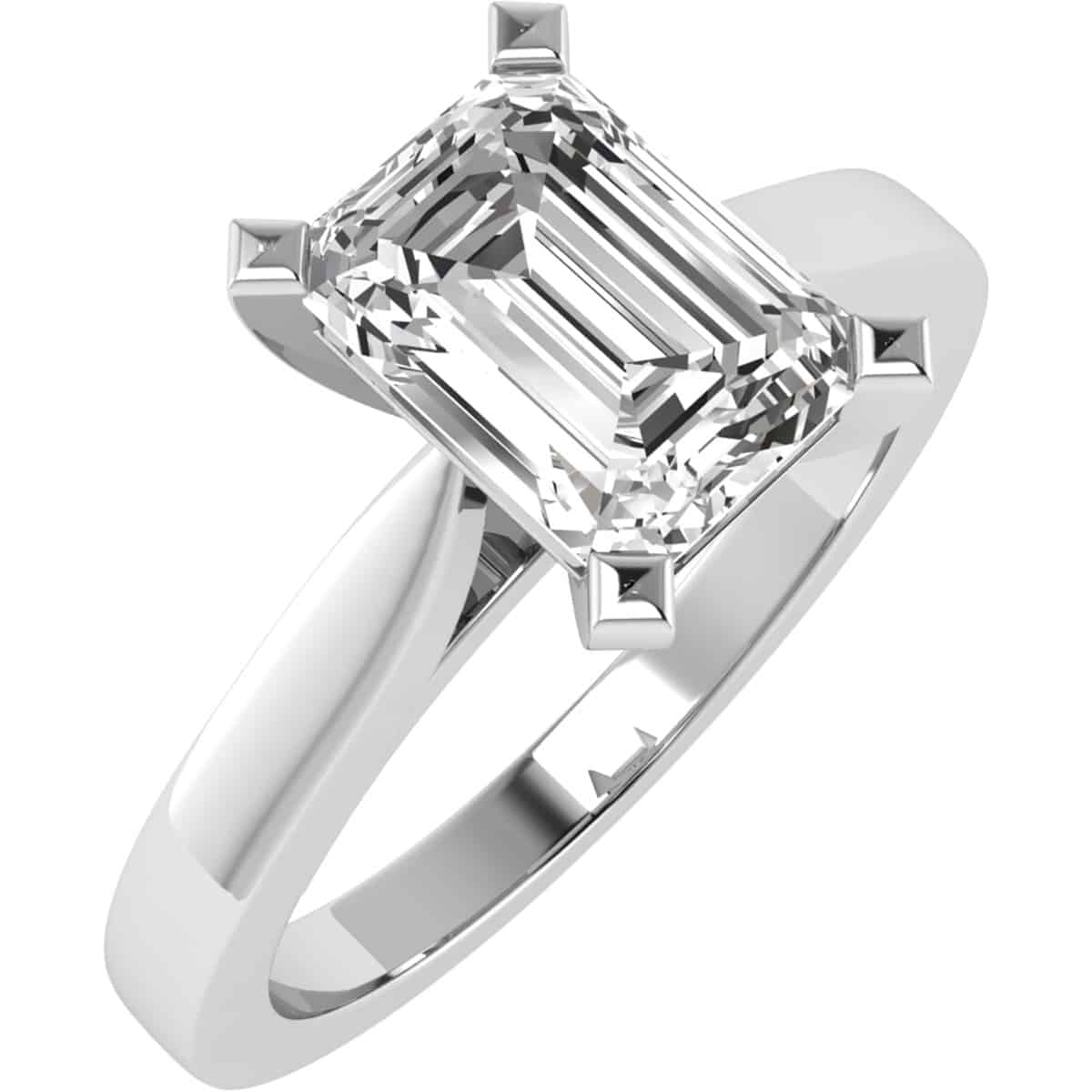 Dawn Lab Grown Radiant Solitaire Ring - Bercotts Diamonds